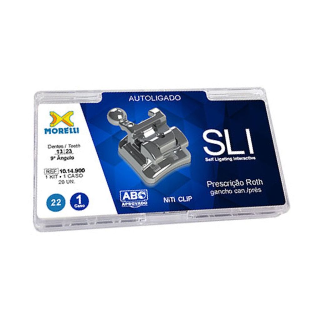 kit Bracket Roth Autoligado SLI .022″ Hook Can./Press 10.14.900 ...