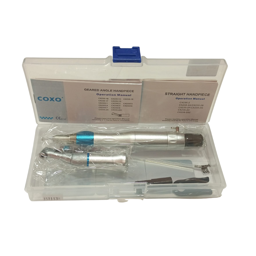 KIT CONTRA ÁNGULO /MICROMOTOR/ PIEZA RECTA COXO | ANDRES H. ARCE S.A
